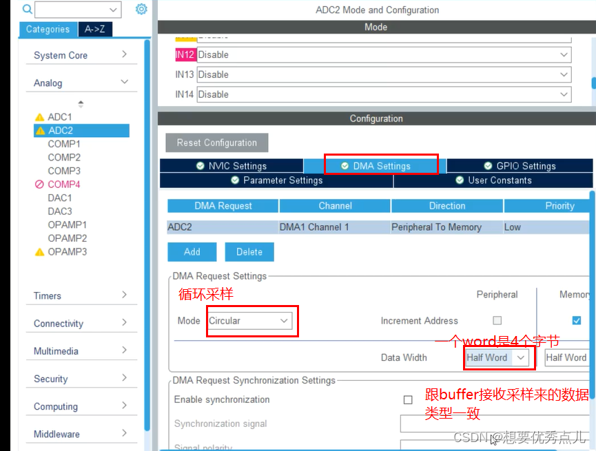 STM32G431RBT6学习笔记----ADC入门模块_stm32g431 adc dma-CSDN博客