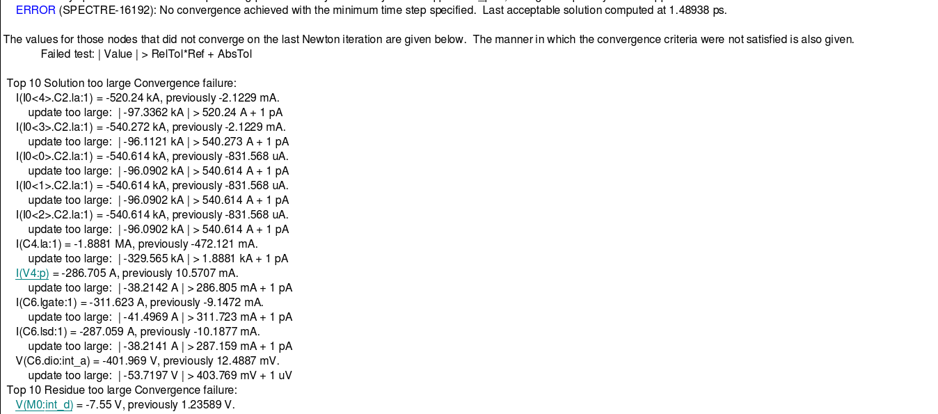 Cadence virtuoso error_no convergence achieved with the minimum time step-CSDN博客