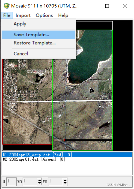 ENVI CLASSIC进行图像镶嵌_envi影像镶嵌-CSDN博客