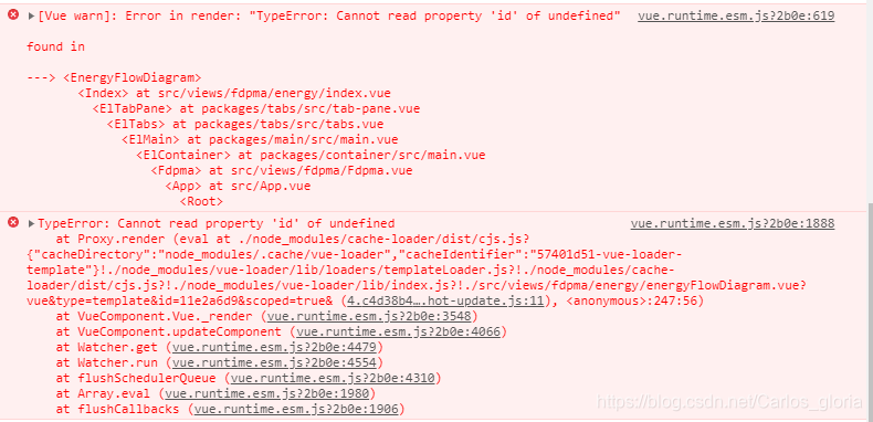 Vue问题篇：报错 ： Error in render: “TypeError: Cannot read property ‘xxx‘ of undefined_cannot read ...