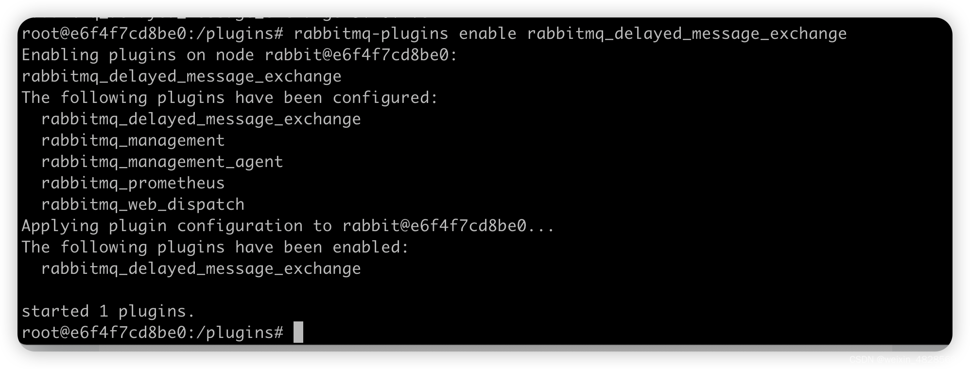 mac 用docker安装rabbitMQ同时安装延迟队列插件rabbitmq-delayed-message-exchange_mac docker 安装rabbitmq延迟插件-CSDN博客