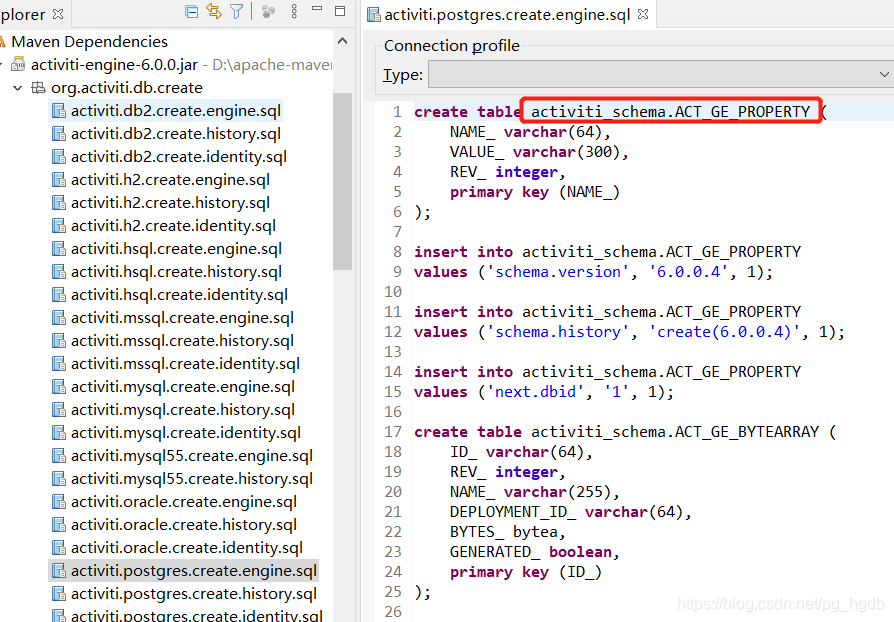Spring整合Activiti，在瀚高数据库初始化时指定schema解决方案_could not set database schema on connection-CSDN博客