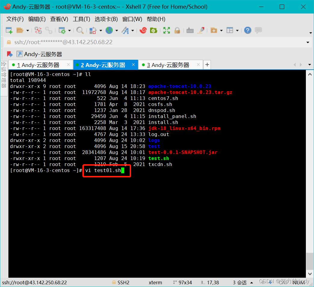 云服务器linux下配置springboot项目启动、停止、重启脚本_springboot 内置jetty 配置 linux启动项目-CSDN博客