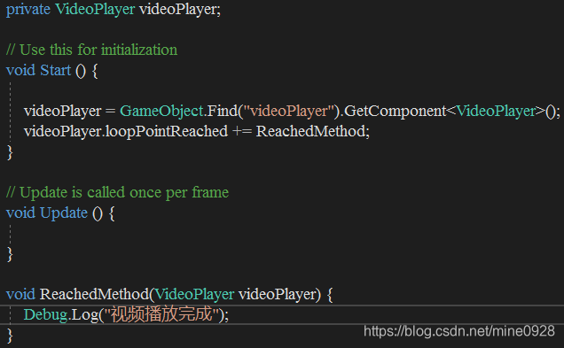 Unity VideoPlayer组件一个接一个的播放视频_looppointreached-CSDN博客