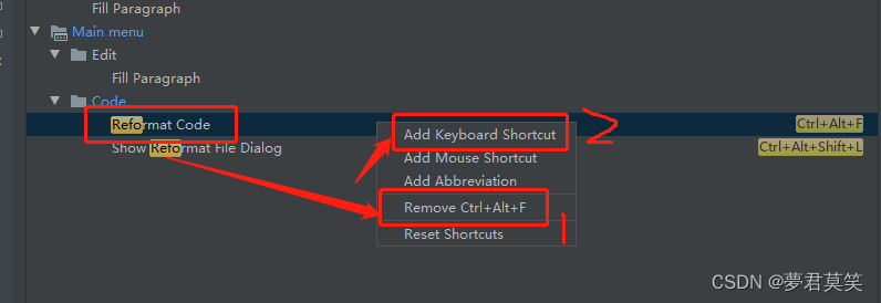pycharm代码格式化快捷键Ctrl+Alt+L失效解决方案_pycharm格式化代码快捷键没反应-CSDN博客