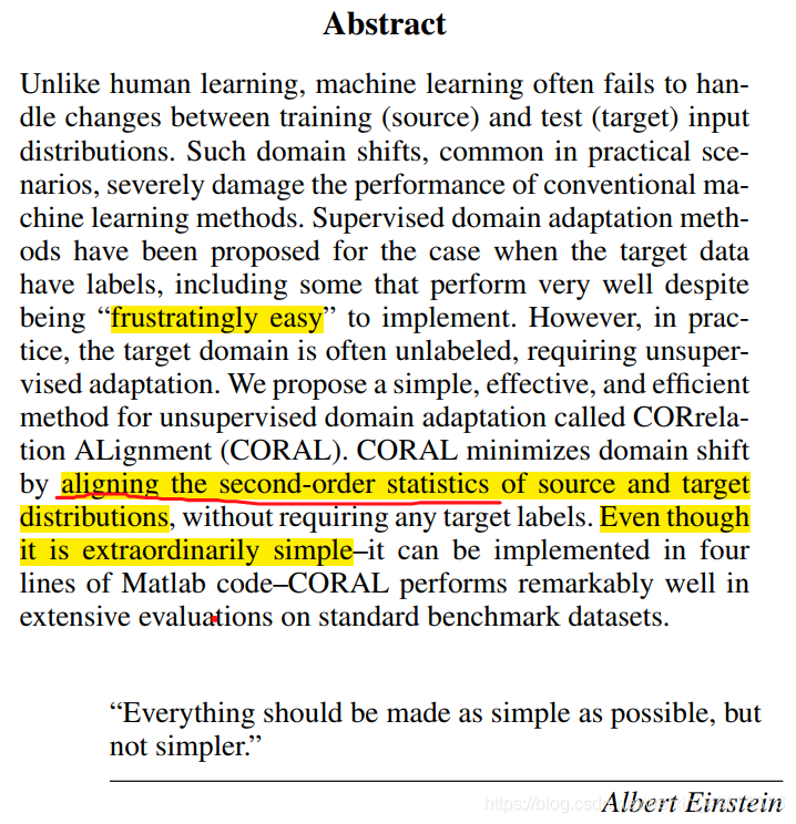 域适应系列3：Minimal-entropy Correlation Alignment for Unsupervised Deep Domain Adaptation（ICLR 2018 ...