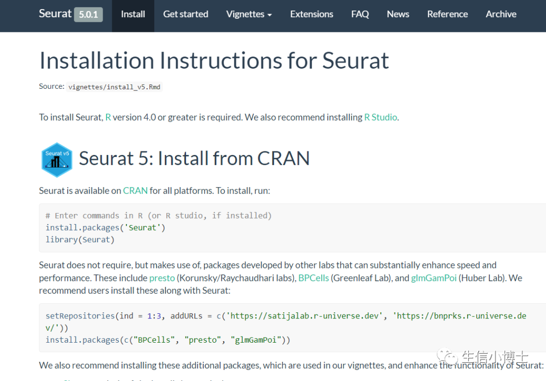 安装seurat v5,与seurat v4共存_seurat安装-CSDN博客