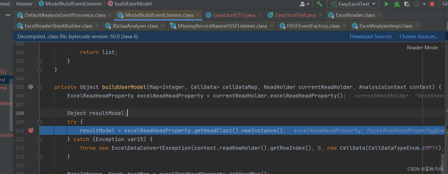【lombok】从easyExcel read不到值到cglib @Accessors(chain = true)隐藏的大坑_easyexcel cglib-CSDN博客