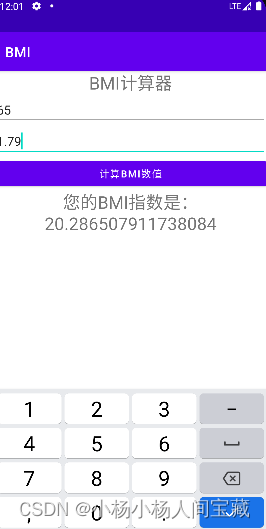 Android开发实践：设计安卓应用以计算BMI指数_android开发bmi体质指数检测-CSDN博客