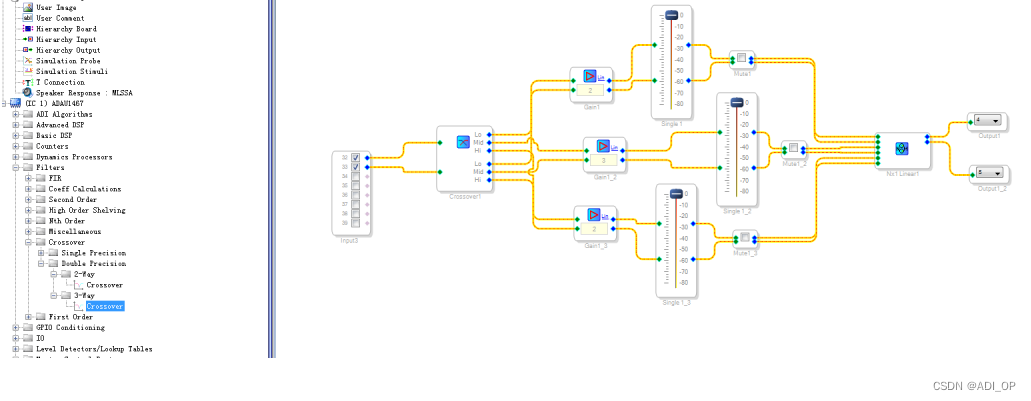 ADAU1467的开发详解四：基础例程讲解（32个入门例程）_adau1452的延时模块如何确定延时参数-CSDN博客