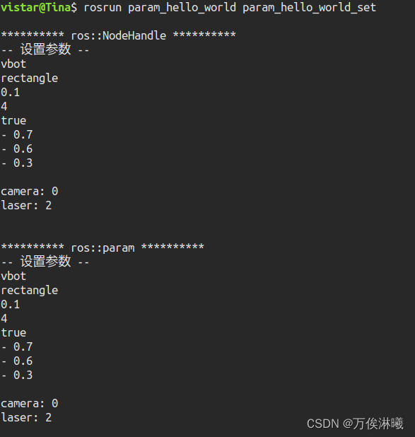 [ros 系列学习教程] Ros参数服务器 Param ：通信模型、hello World与拓展 Ros Param Csdn博客