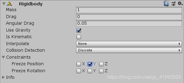 Unity3D中冻结Rigidbody的Position及Rotation注意事项_unity rigidbody注意事项-CSDN博客