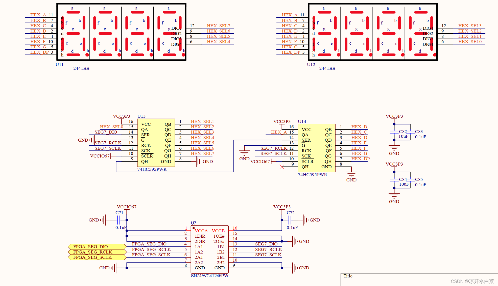 【FPGA】高云FPGA之数字钟实验-＞HC595驱动数码管-CSDN博客
