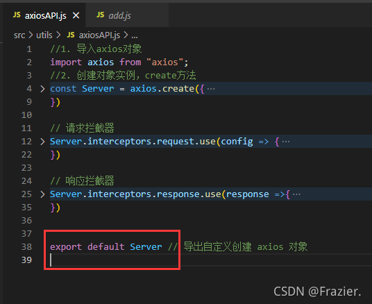 vue项目中接口api的封装_vue api和util-CSDN博客