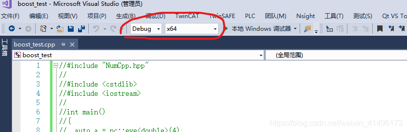 vs2017+win10配置Boost与NumCpp,以及boost与PLC 1.8.1冲突的解决方法_手动添加 numcpp 标头,您还需要手动包含boost标头-CSDN博客