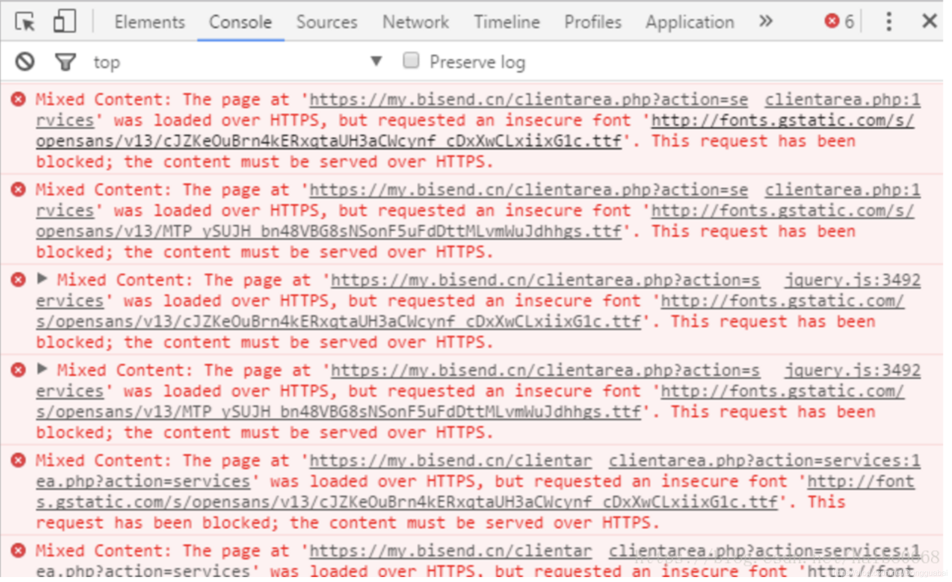 Mixed Content: The page at 'xxx' was loaded over HTTPS, but requested an insecure resource 'xxx ...