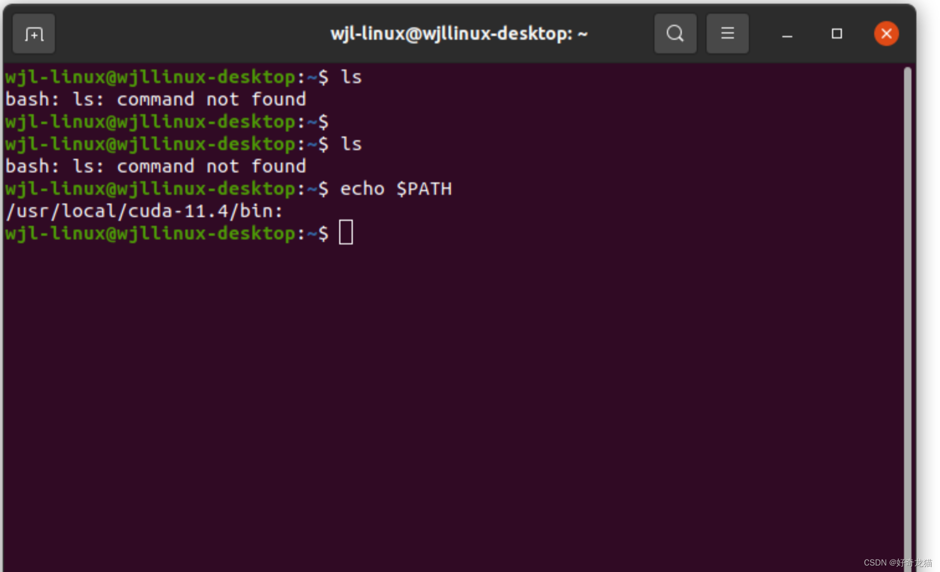 【bash:xxx:command not found问题,在英伟达nvidia的jetson-orin-nx上遇到的＞＞＞解决方式之一】_linux nx 5.10.104-tegra-CSDN博客
