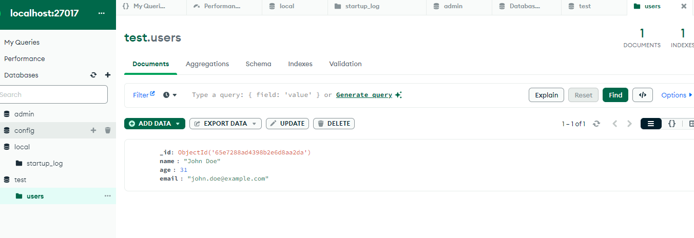 MongoDB Helloworld For Window-CSDN博客