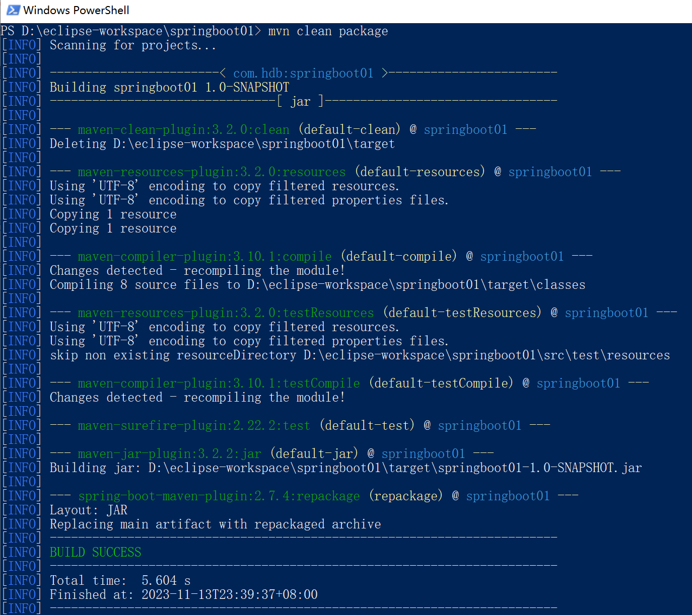 Eclipse打包Springboot项目_eclipse springboot打包-CSDN博客