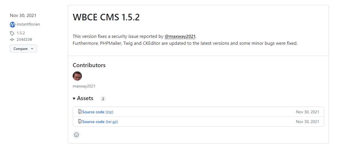 WBCE CMS v1.5.2 远程命令执行漏洞（CVE-2022-25099）-CSDN博客