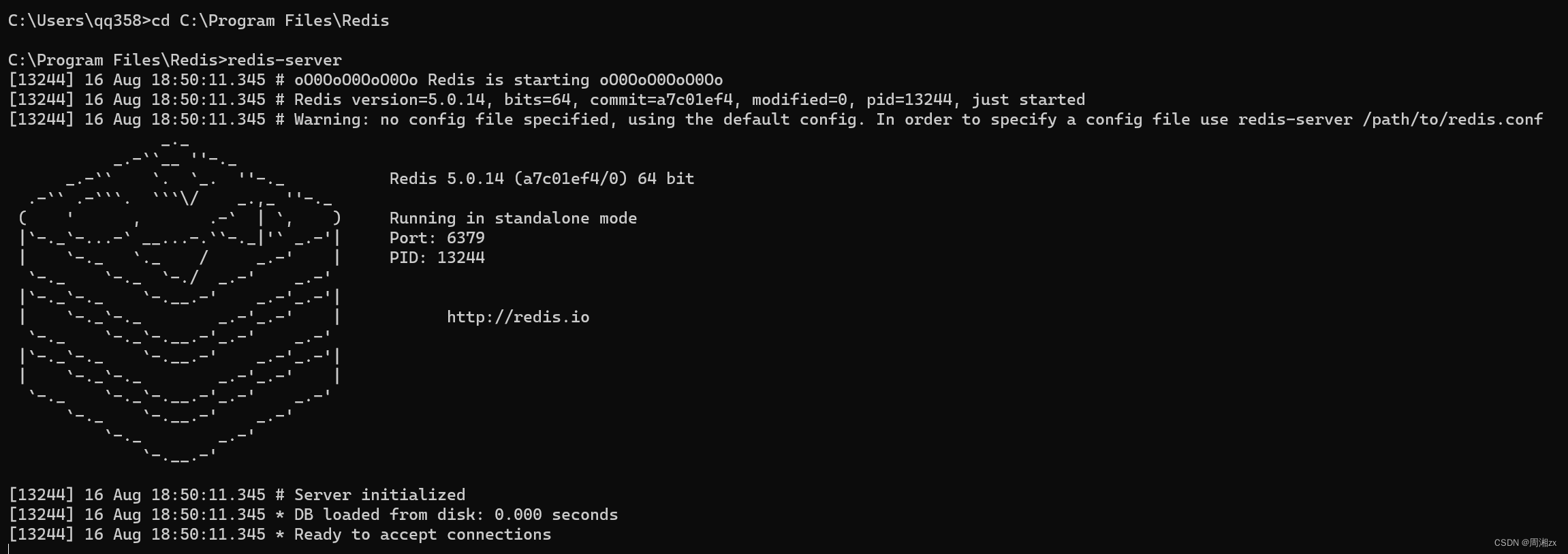 redis Windows版本安装过程（5.0.14）_redis5.0.14安装-CSDN博客