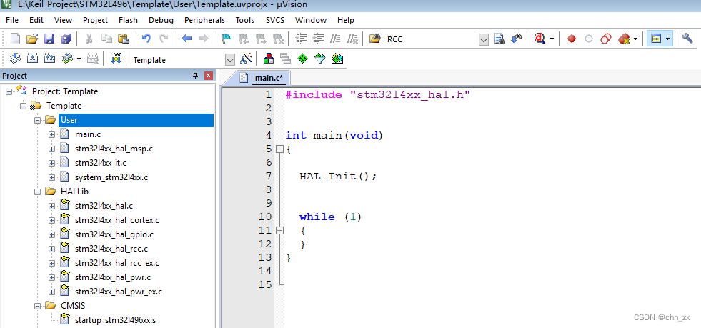STM32：自主新建HAL库工程模板流程_stm32l4 pack-CSDN博客