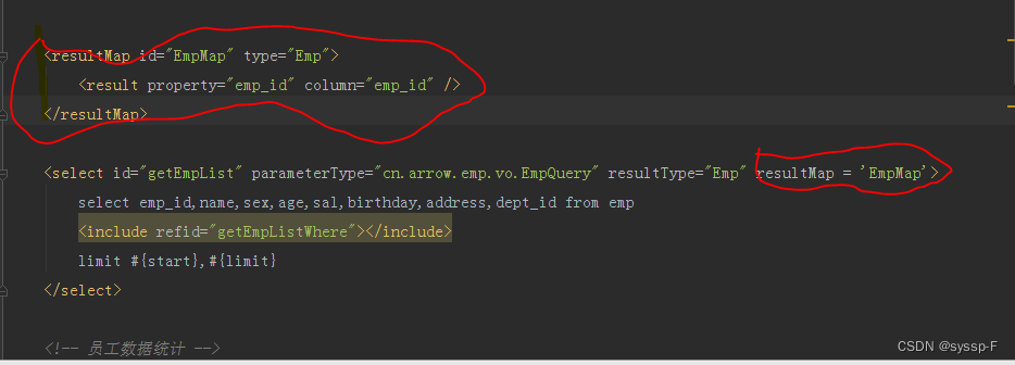 解决：用mybatis写select语句根据属性查询出主键为null，其他数据正常显示在单表或多表查询时存在表主键或者同一字段名称时此时mybatis不能很好的对 Csdn博客