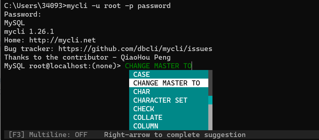 利用 Mycli 实现 Mysql 代码高亮和自动补全_mylic高亮-CSDN博客