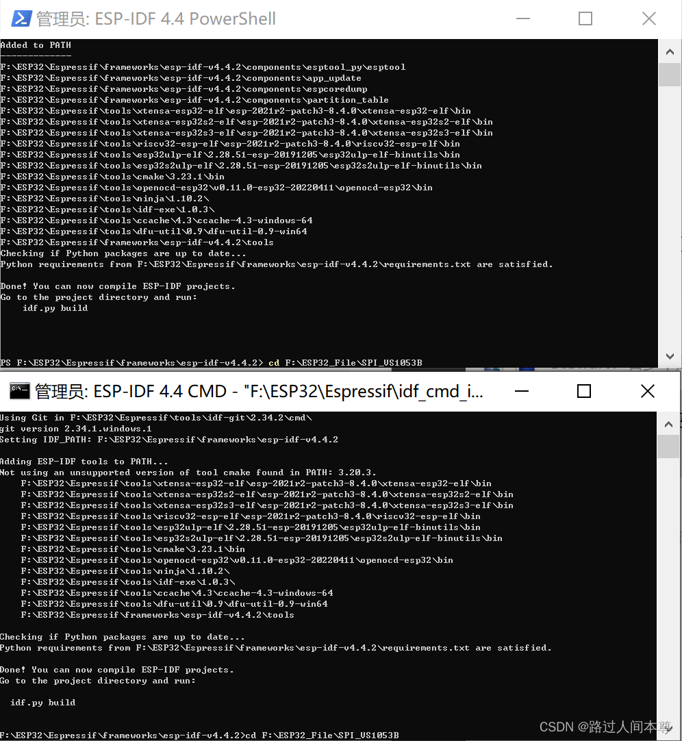 ESP32 开发笔记(二) 开发环境搭建 windows VSCode ESP32_IDF_V4.4.2开发环境搭建（cmd/powershell方式编译）_idf4.4.2-CSDN博客