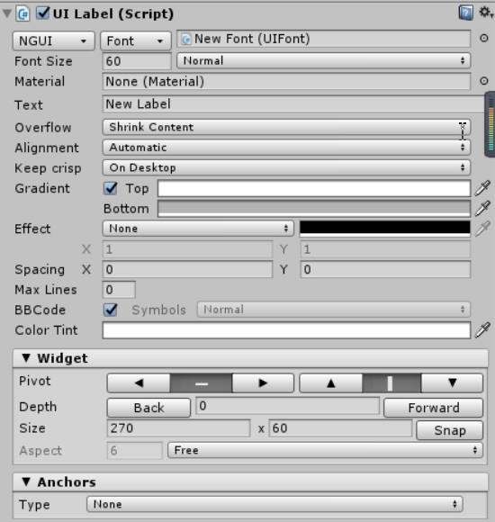 NGUI Label 控件详解-CSDN博客