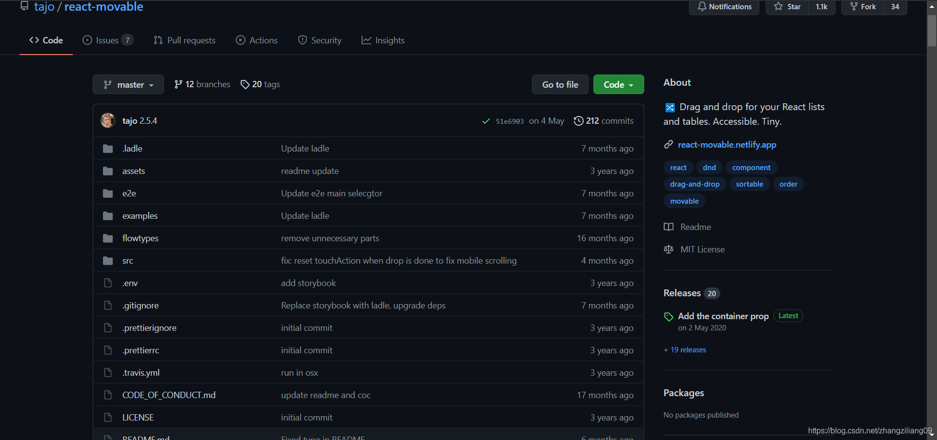 vue 常用前端框架学习随笔3：react-movable_react-moveable-CSDN博客