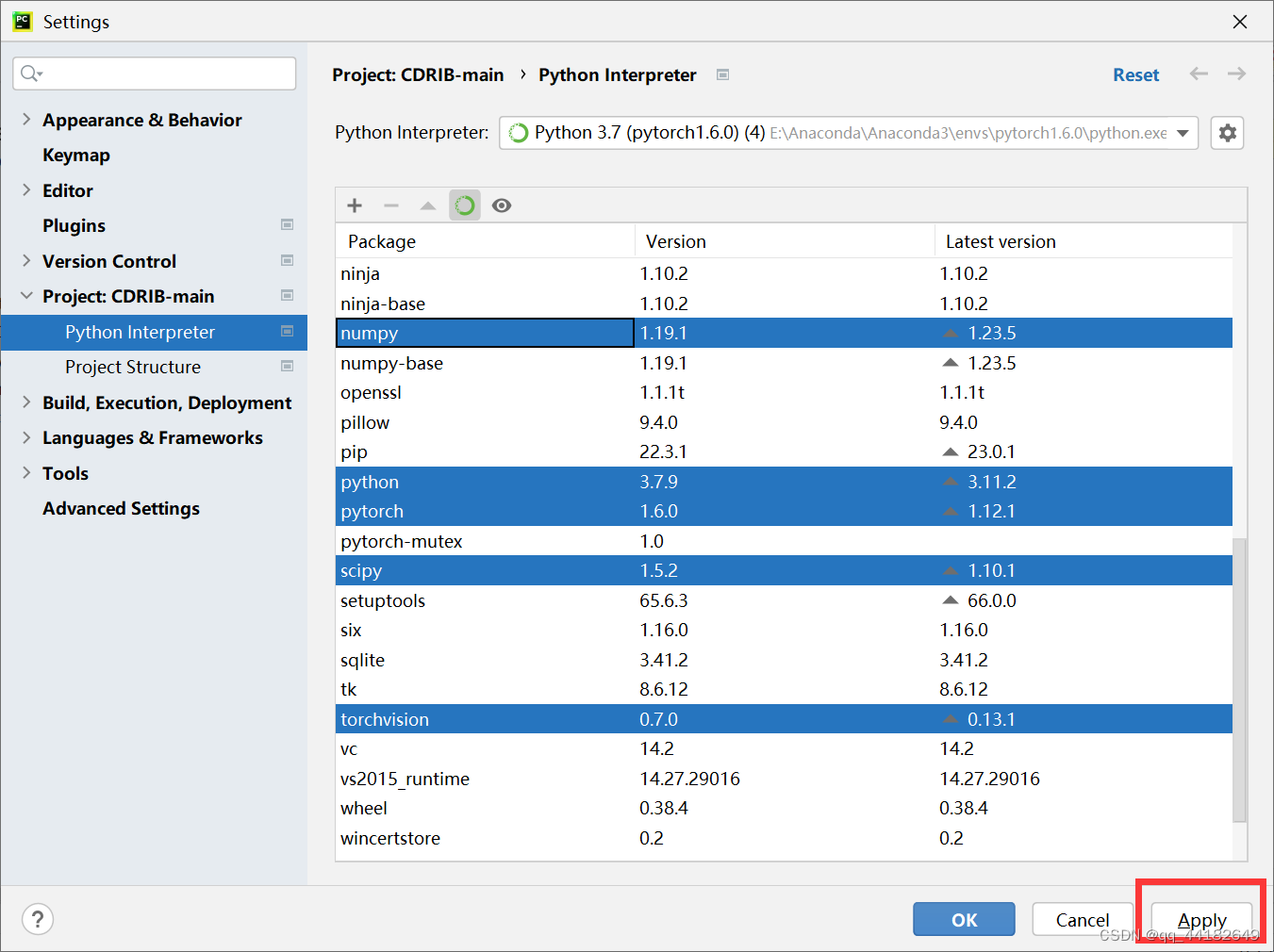 Win10使用Anaconda搭建Pytorch1.6.0（CPU指定版本）虚拟环境_pytorch 1.6和conda-CSDN博客