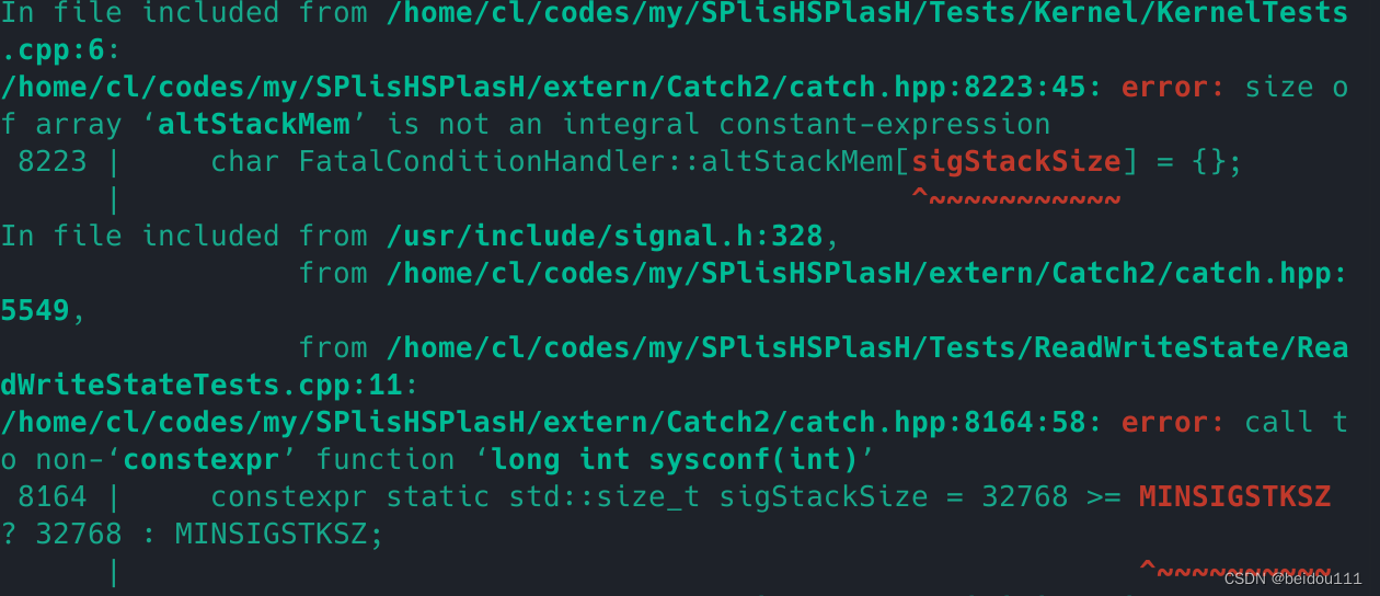 【splishsplash】修复catch.hpp的问题_catch.hpp找不到-CSDN博客