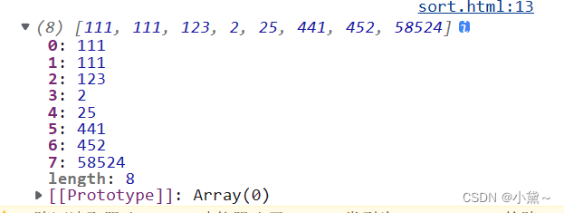 JavaScript中sort简单排序_js 数组按照第一个数值的大小排序啊-CSDN博客