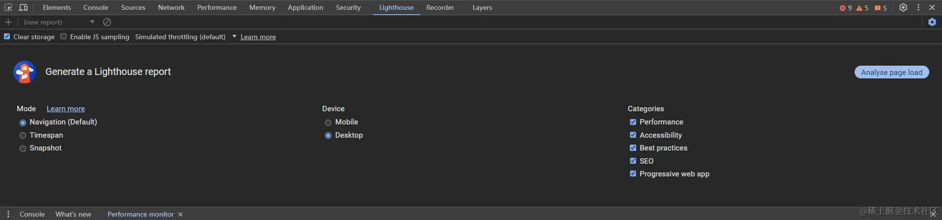 Lighthouse && DevTools_devtools lighthouse-CSDN博客