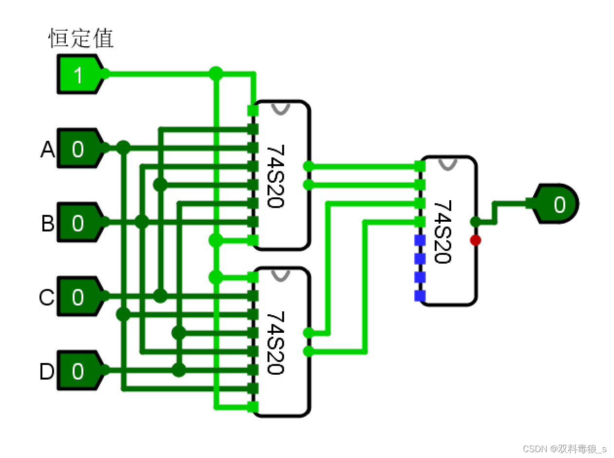 【实验三】 组合逻辑电路的分析与设计_74ls00与74ls04组合逻辑电路-CSDN博客