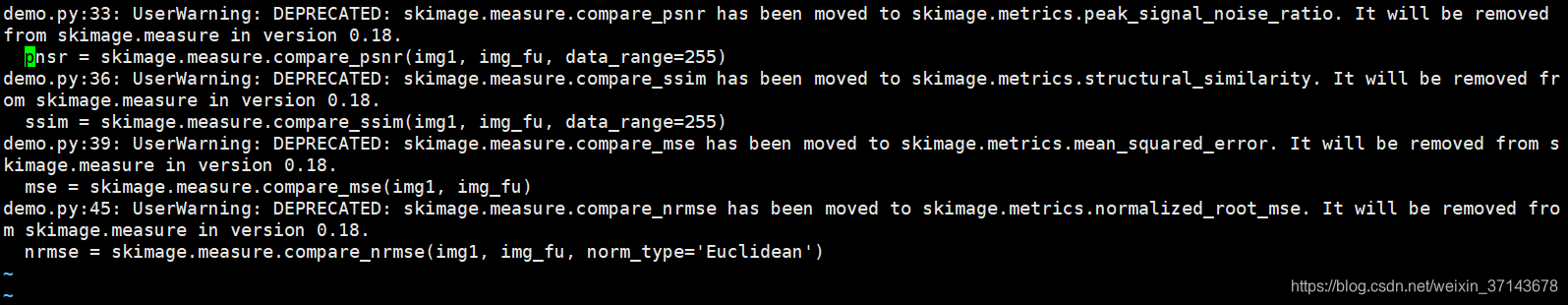 图像质量评估指标函数的调用——skimage库的版本问题_skimage.metrics-CSDN博客