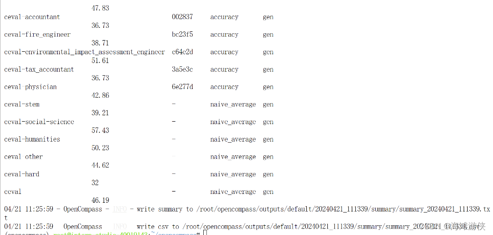 OpenCompass大模型评估_opencompass modelevaluation-CSDN博客
