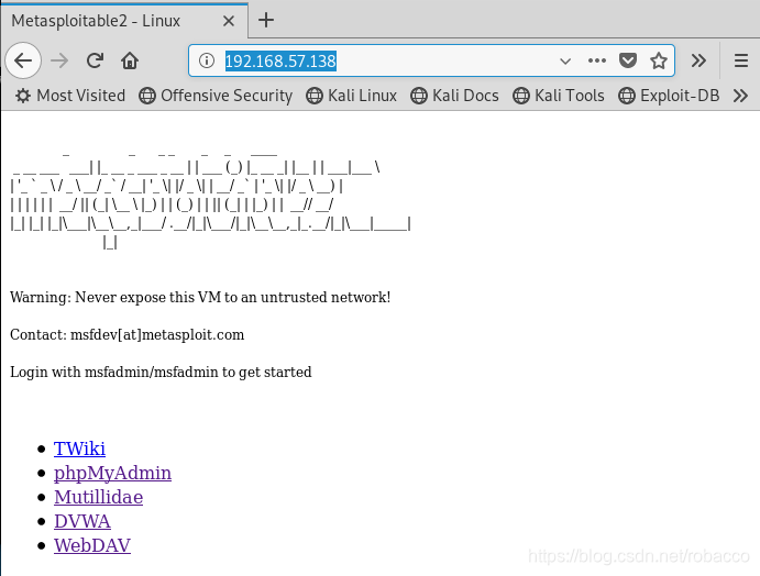 Metasploitable-CSDN博客