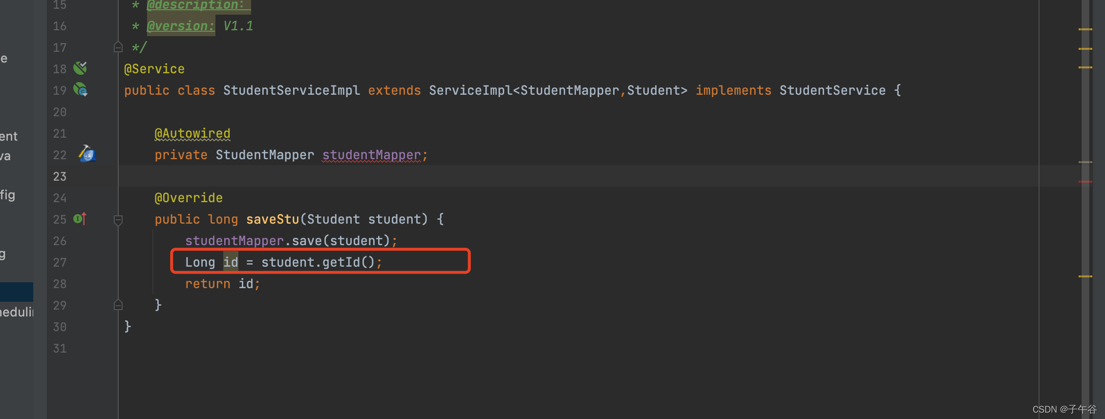 mybatis解决save不反回Id的问题_mybatis-plus中为什么save方法不会修改id,insert会-CSDN博客