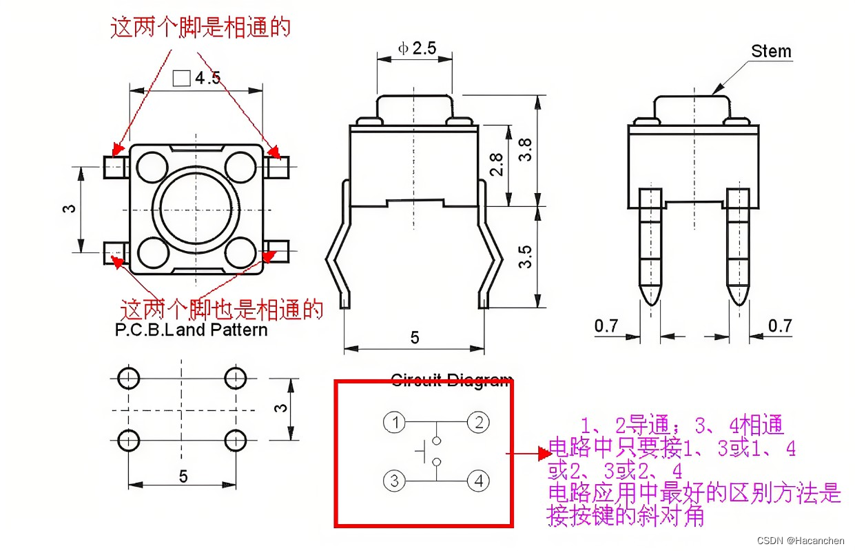Stm32f103c8t6实操学习3(cubehal库) 外部中断按键控制led灯stm32f103 Hal库 按键外部中断 Csdn博客