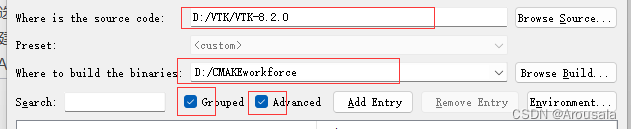 VTK和Cmake的安装并运行一个vtk的案例_vtk cmake-CSDN博客