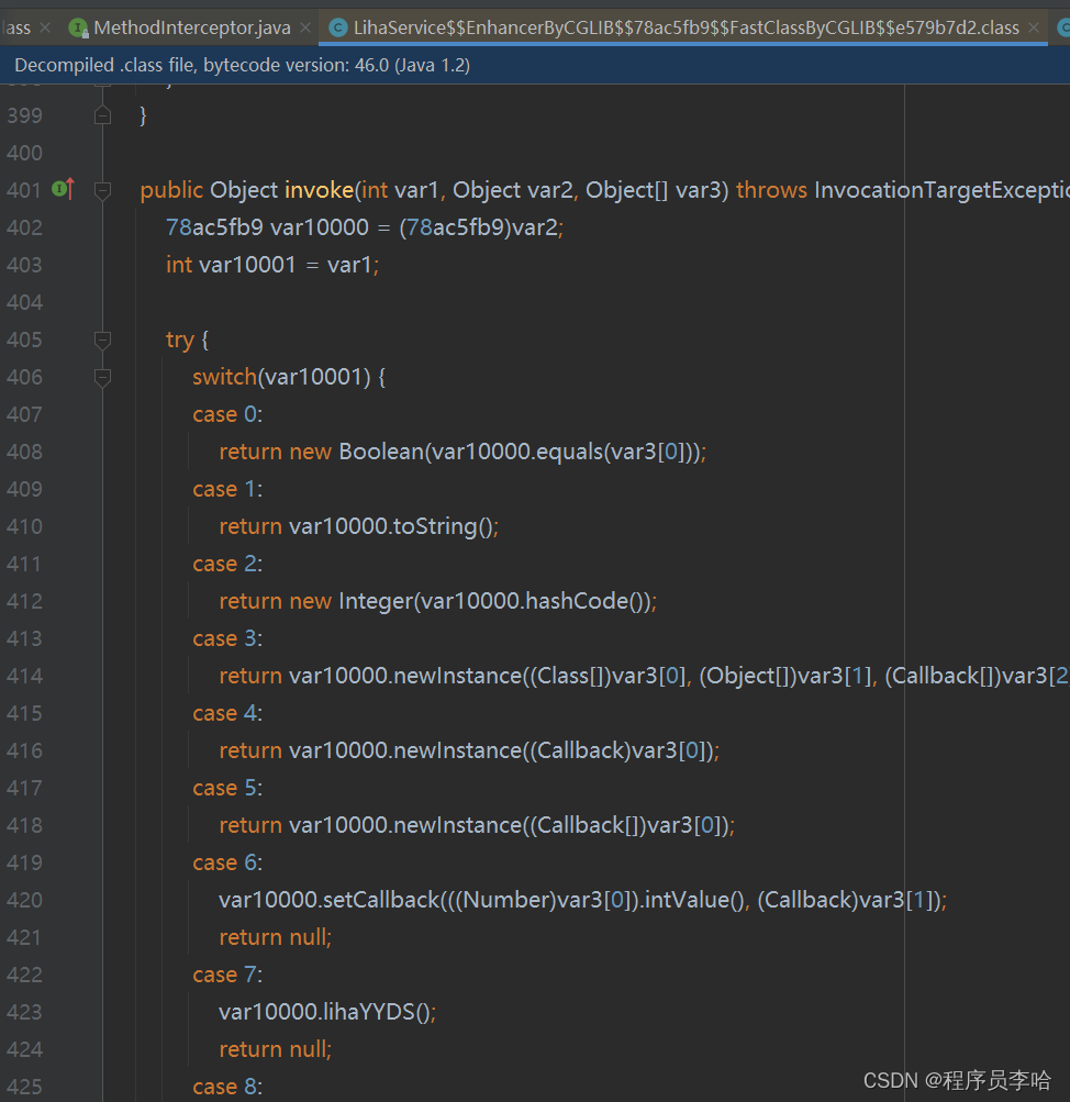从源码角度理解Cglib动态代理_method和methodproxy-CSDN博客