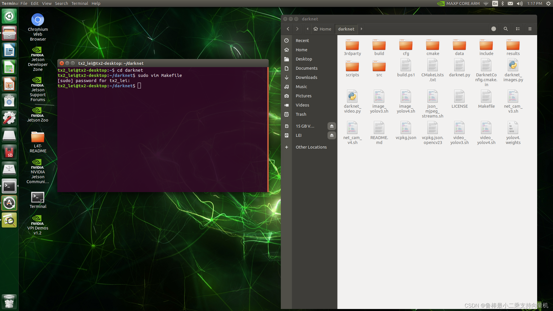 【玩转Jetson TX2 NX】（七）TX2 NX YoLoV4环境搭建+板载摄像头实时目标检测（详细教程+错误解决）_jetson tx2运行yolo-CSDN博客