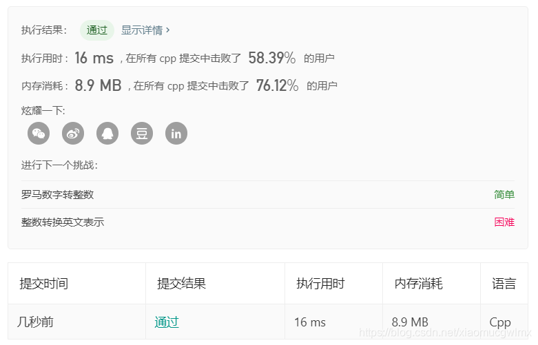 算法leetcode解题c 11 整数转罗马数字难度：中等十一、整数转罗马数字罗马数字包含以下七种字符 I V X Lcd 和 M。 Csdn博客