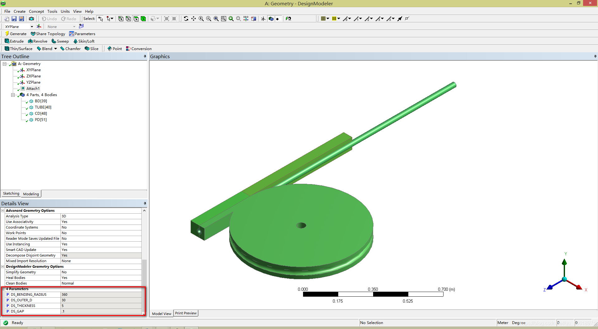 【ansys血泪手记】proe到ansys Workbench参数传递和批量仿真(参数优化)proe模型导入ansysworkbench 6162
