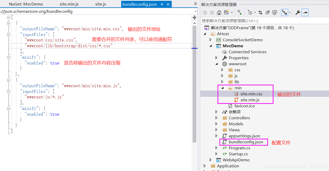 Asp.Net Core3.1 使用bundle来绑定和压缩静态文件（css/js）_bundleconfig.json 生成-CSDN博客