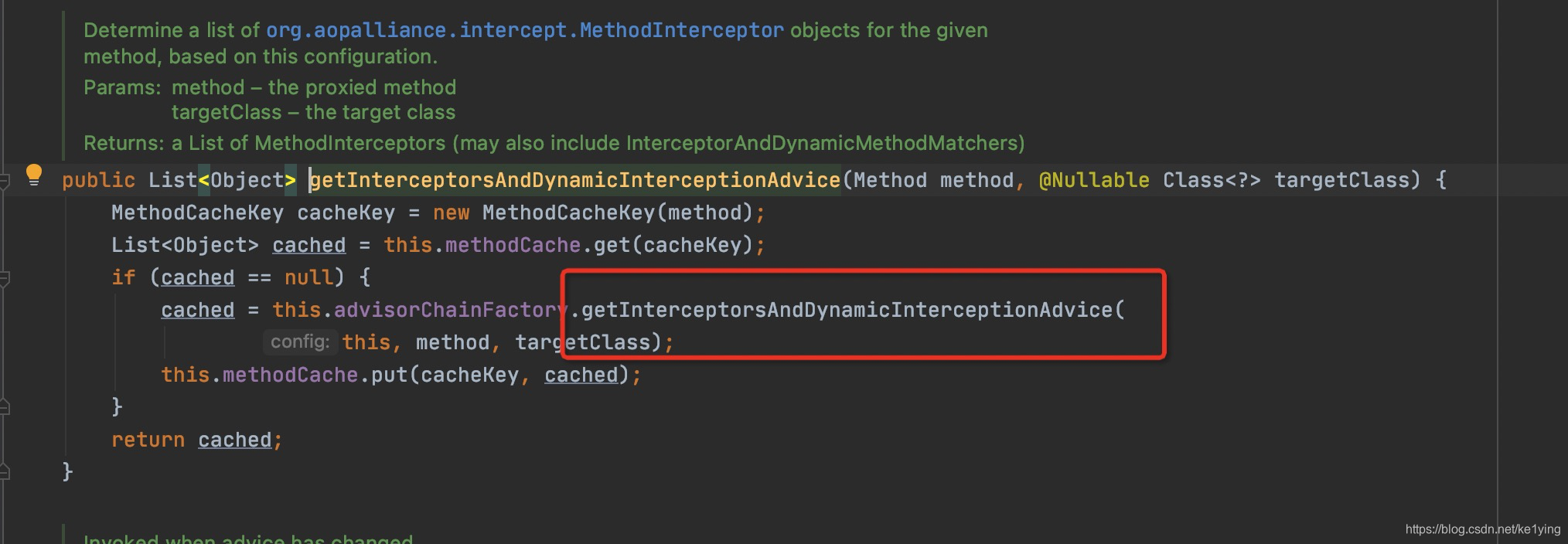 获取拦截器链MethodInterceptor---Spring源码从入门到精通(二十二)_spring methodinterceptor 获取执行结果-CSDN博客