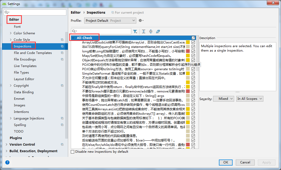 Android Studio安装Alibaba Java Coding Guidelines插件（检查代码规范）_android studio alibaba java coding ...