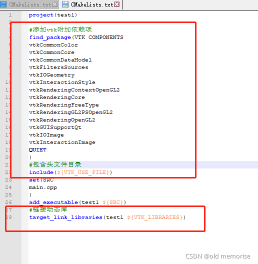 vtk使用-使用cmake写一个简单的示例_vtk cmake-CSDN博客